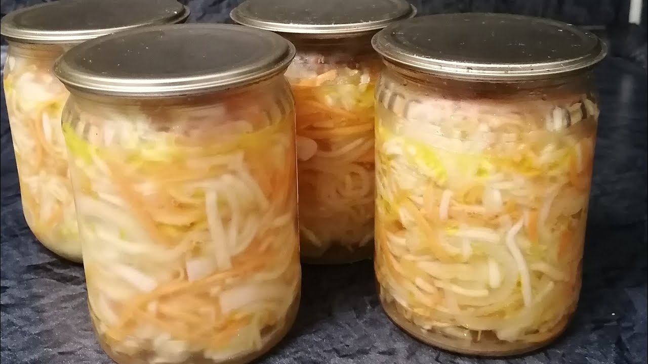 Салат из кабачков на зиму