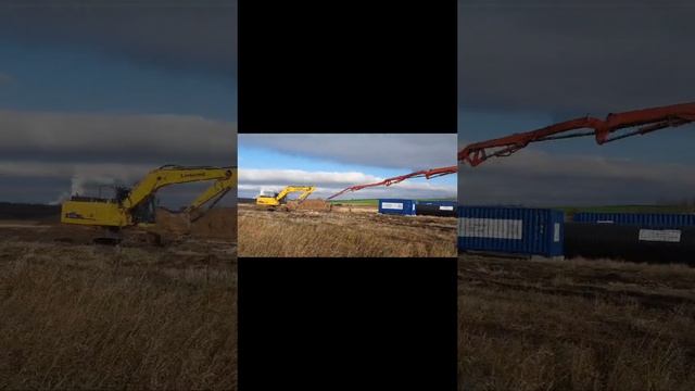 Окская птицефабрика. Этап подготовки площадки под установку емкостей
