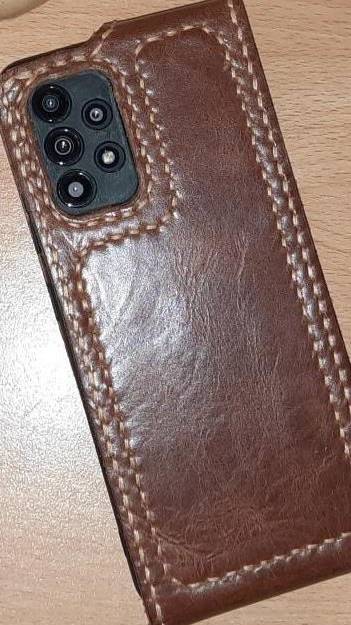 Чехол для смартфона из натуральной кожи Genuine leather smartphone case. Shorts