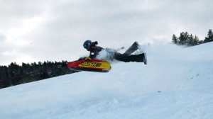 Полет на "таблетке" в Slow Motion