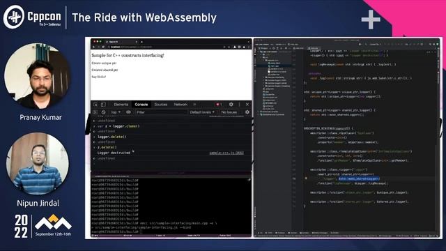 WebAssembly Taking Your C++ and Going Places - Nipun Jindal & Pranay Kumar - CppCon 22
