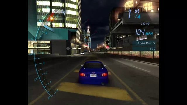 NFS Underground - Гонка 10 - Tournament 2 (без комментариев)