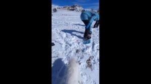 учусь кататься на сноуборде