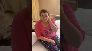Жалобы пациентки при большой грыжи диска С5-С6 перед операцией.