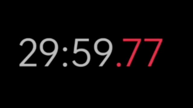 1 hour (60 minutes) Countdown Timer With Milliseconds - смотреть видео ...