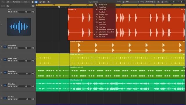 Logic Pro _ 5 Ways to Access the EDIT TOOLS