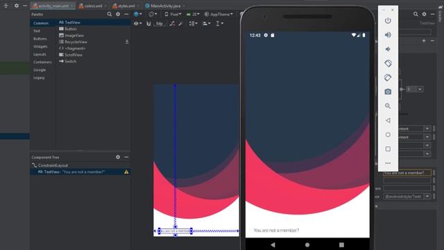 Login Screen UI Design - Adobe XD to Android Studio XML | Part 2 – смотреть онлайн видео от ...