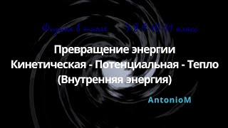 Физика в школе Превращение энергий Кинетическая Потенциальная Тепло.mp4