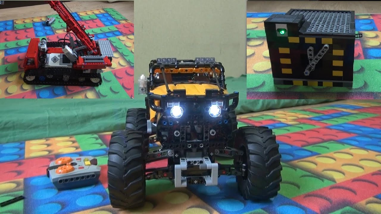 Lego #21. Детские самоделки из Lego Technic, июль 2020