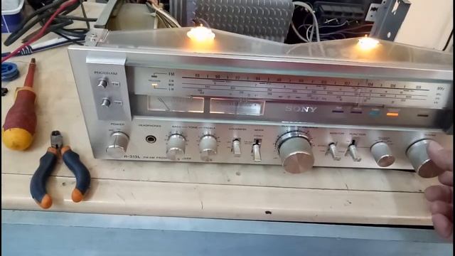 SONY STR-313L замена микросхемы SI-1125HD.mp4