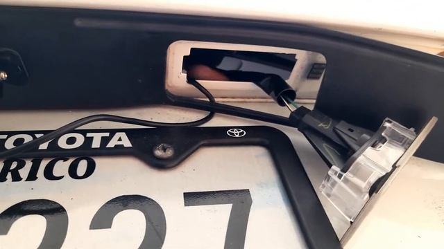 Toyota Corolla rear view camera installation | – смотреть онлайн видео ...