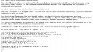 Wordpress: Redirect to custom url when registration fails? (2 Solutions!!)