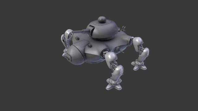 Movie Scene Creation in Blender 3D на русском языке 07 как моделировать 3D-роботанк