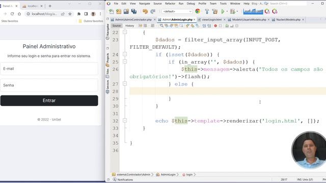 Curso de PHP 8 | Aula 105 | Como Validar Dados de Login do Usuário – смотреть онлайн видео от ...