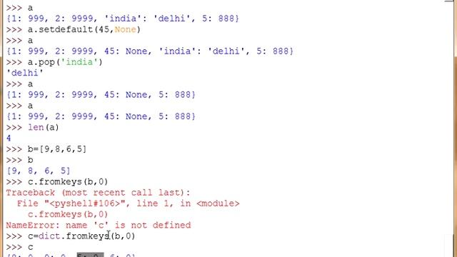 Python Tutorial in Hindi ( Lec -9 dict part 2) – смотреть онлайн видео от Параллельный ...