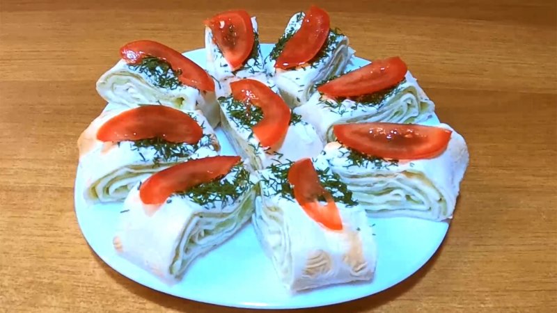 Рулетики из ЛАВАША C ОГУРЦОМ удивят свежестью вкуса