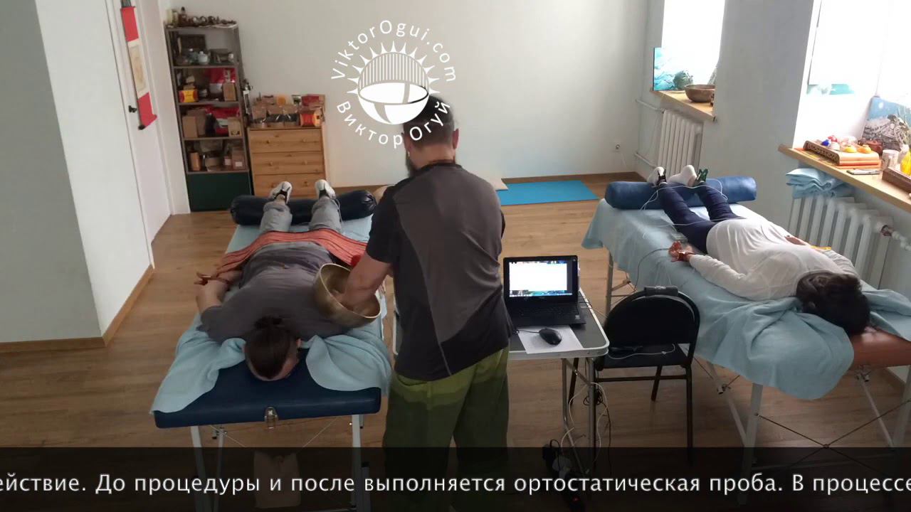 Поющие чаши исследования с ЭКГ 06 20