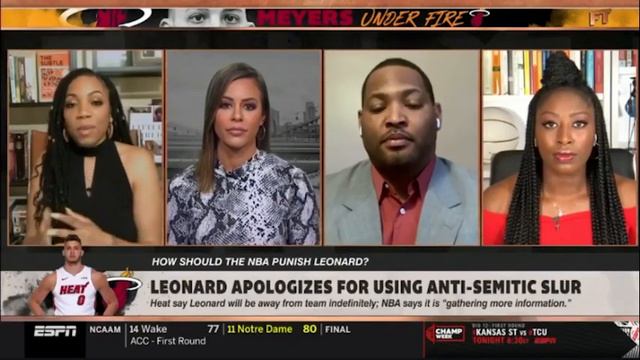 Stephen A Reacts To Meyers Leonard Apologizes For Using Anti-Semitic ...