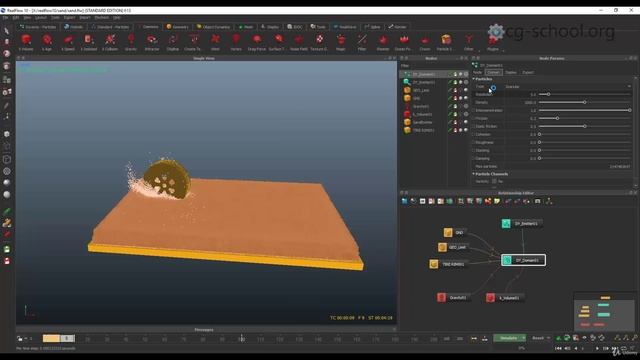 10. Sand simulation
