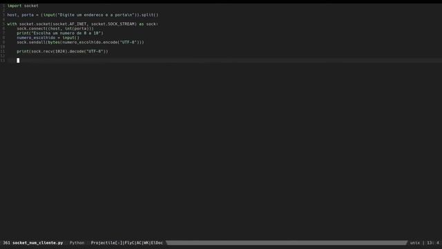 Python para Backend 10: Sockets 03 - Jogo do número (Cliente) – смотреть онлайн видео от ...