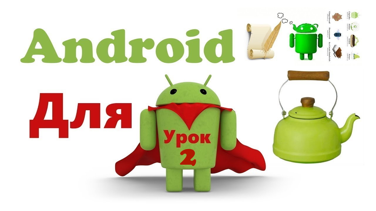 Андроид "для чайников" (для начинающих), урок 2