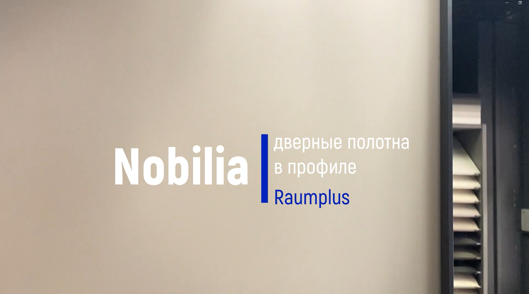 Дверные полотна в профиле Raumplus