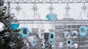 Подготовка к празднованию Нового года в Томске