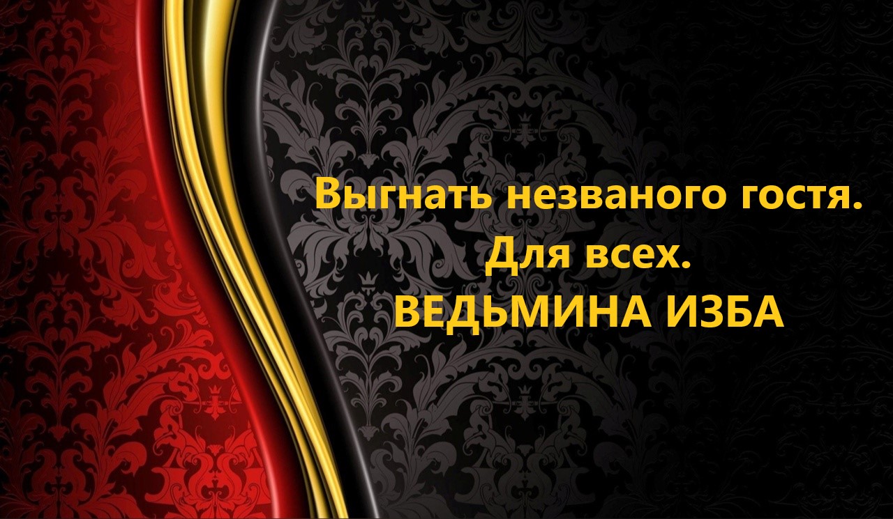 ВЫГНАТЬ НЕЗВАНОГО ГОСТЯ..ДЛЯ ВСЕХ..АВТОР: ИНГА ХОСРОЕВА