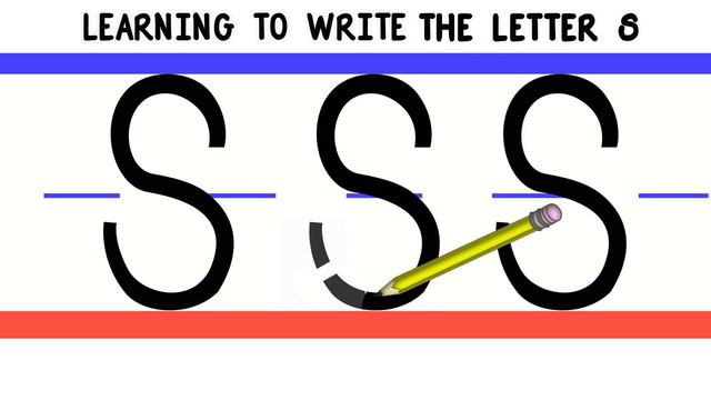 Write the Letter S