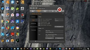 как снимать на веб камеру вместь с bandicam !!!