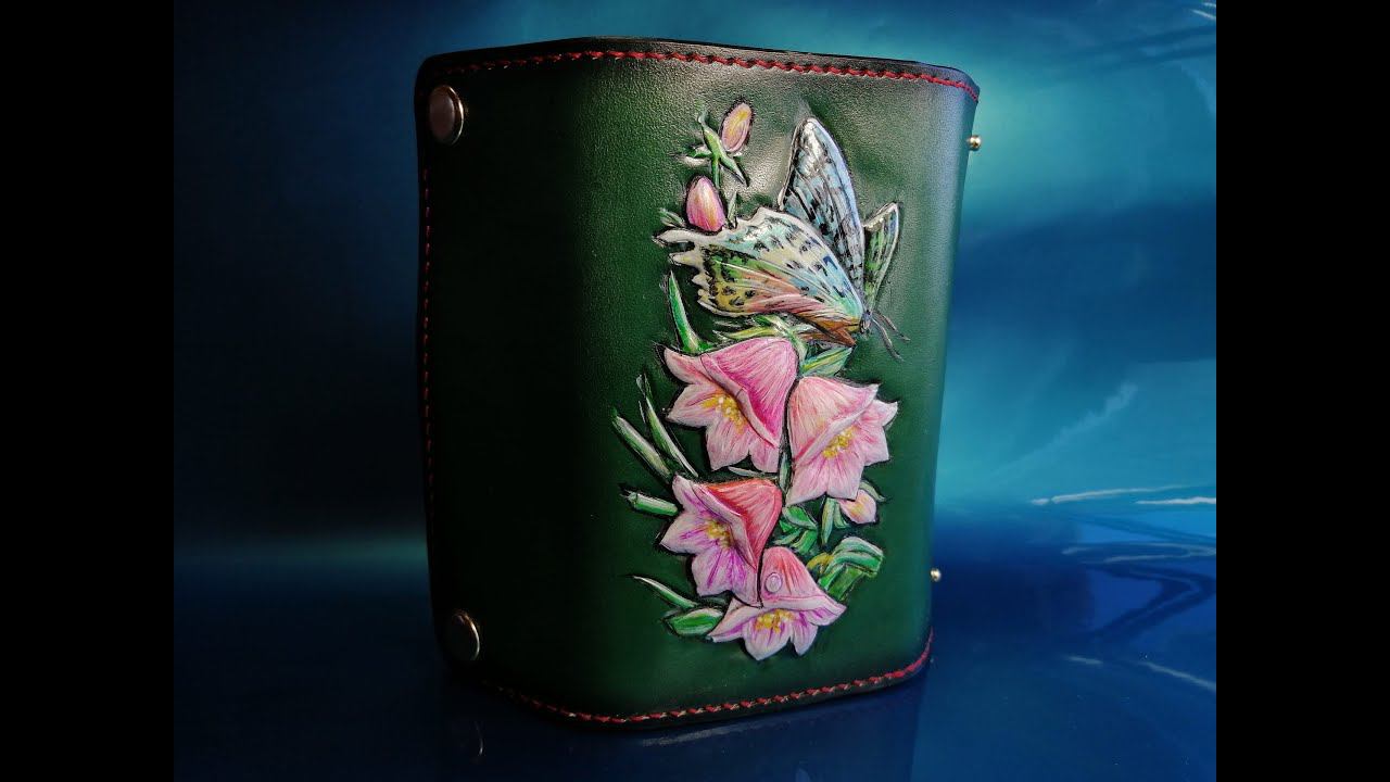 Ключница женская. Изделия из кожи. СКСтиль. Колокольчики)