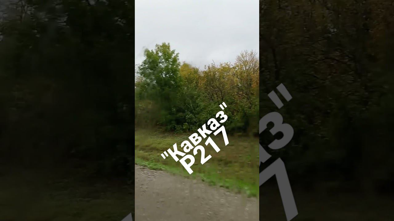Вид из окна на участке трассы Р217 "Кавказ" между Минеральными Водами и Курсавкой #Shorts