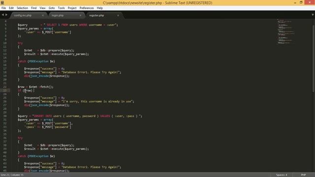 37 - GetNews project - web service register | php (In Arabic ...