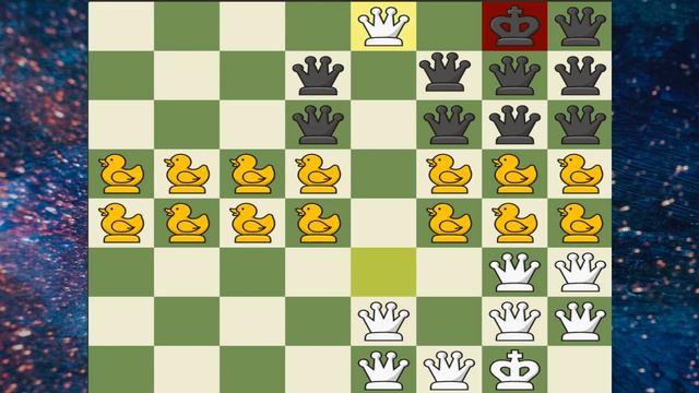 Queens battle royale and nasty duck | Fairy Chess duck - смотреть видео ...