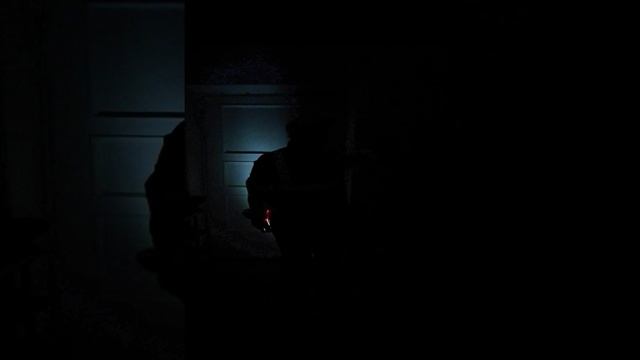прозрачно белый огонь фонаря по кругу сигнал остановки ночью