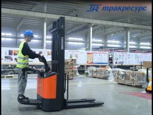 Электроштабелер с платформой NOBLELIFT PSE15C