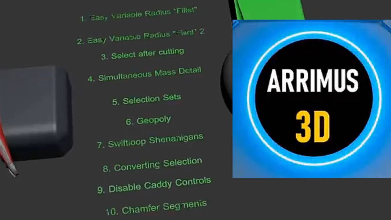01 Arrimus 3D - 3D Misc Tips and Tricks Part 1