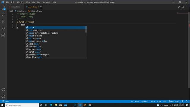 first child & first of type | last child & last of type in css (MERN STACK) lec 27 – смотреть ...