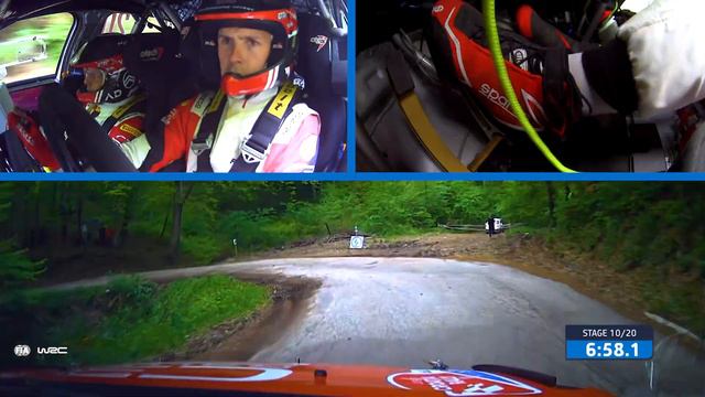 FULL ONBOARD - SS10 Rossel _ Dunand _ WRC2 Croatia Rally 2024