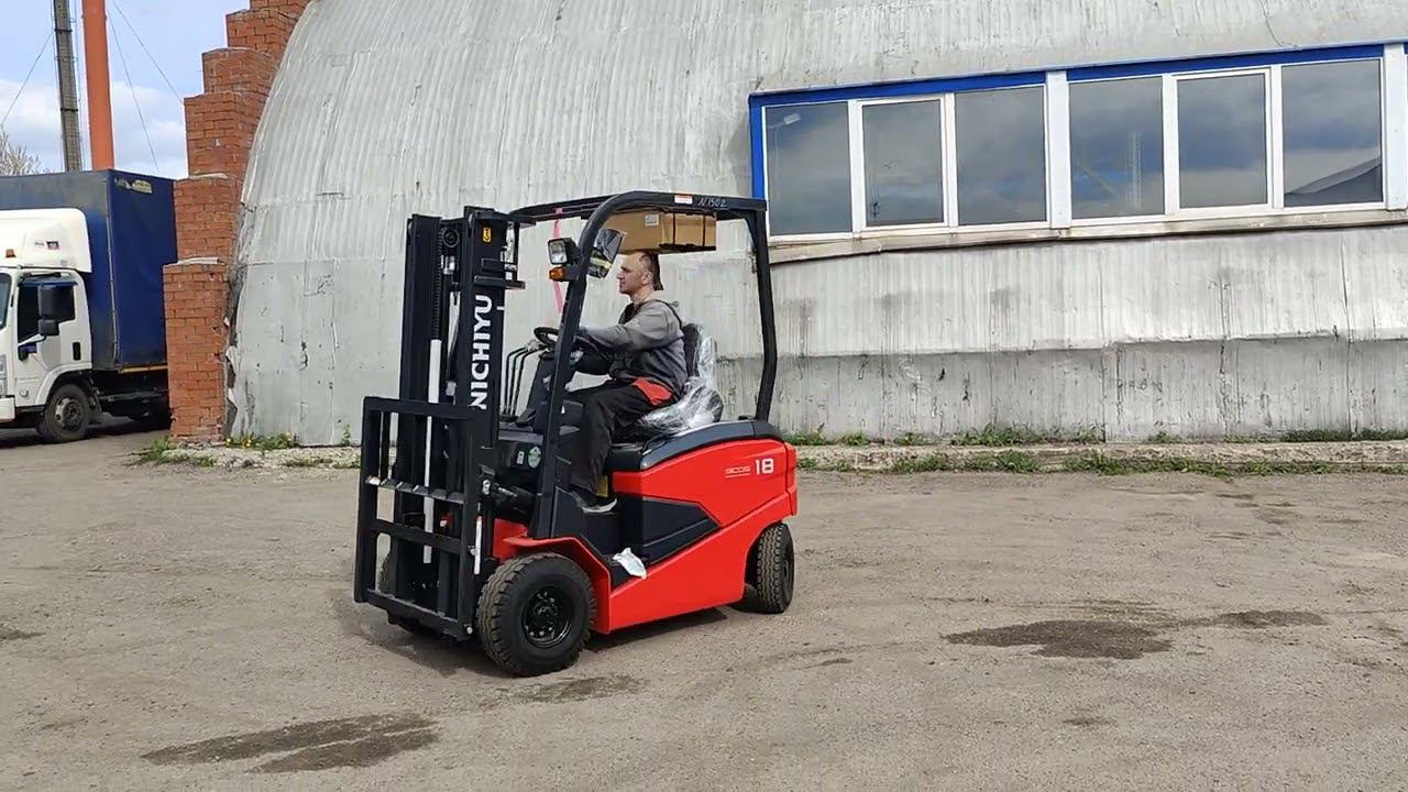 Электропогрузчик NICHIYU FB18 80 3м акб 48 460, производства Япония