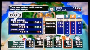 Fortune Street #38 - How does one play with shops districts and stocks? Standard Tutorial Game