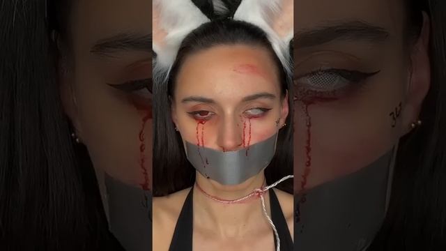 ⚠️ Вспышка, фальшивая кровь, фальшивая ситуация ⚠️ #безжалостно #макияж.