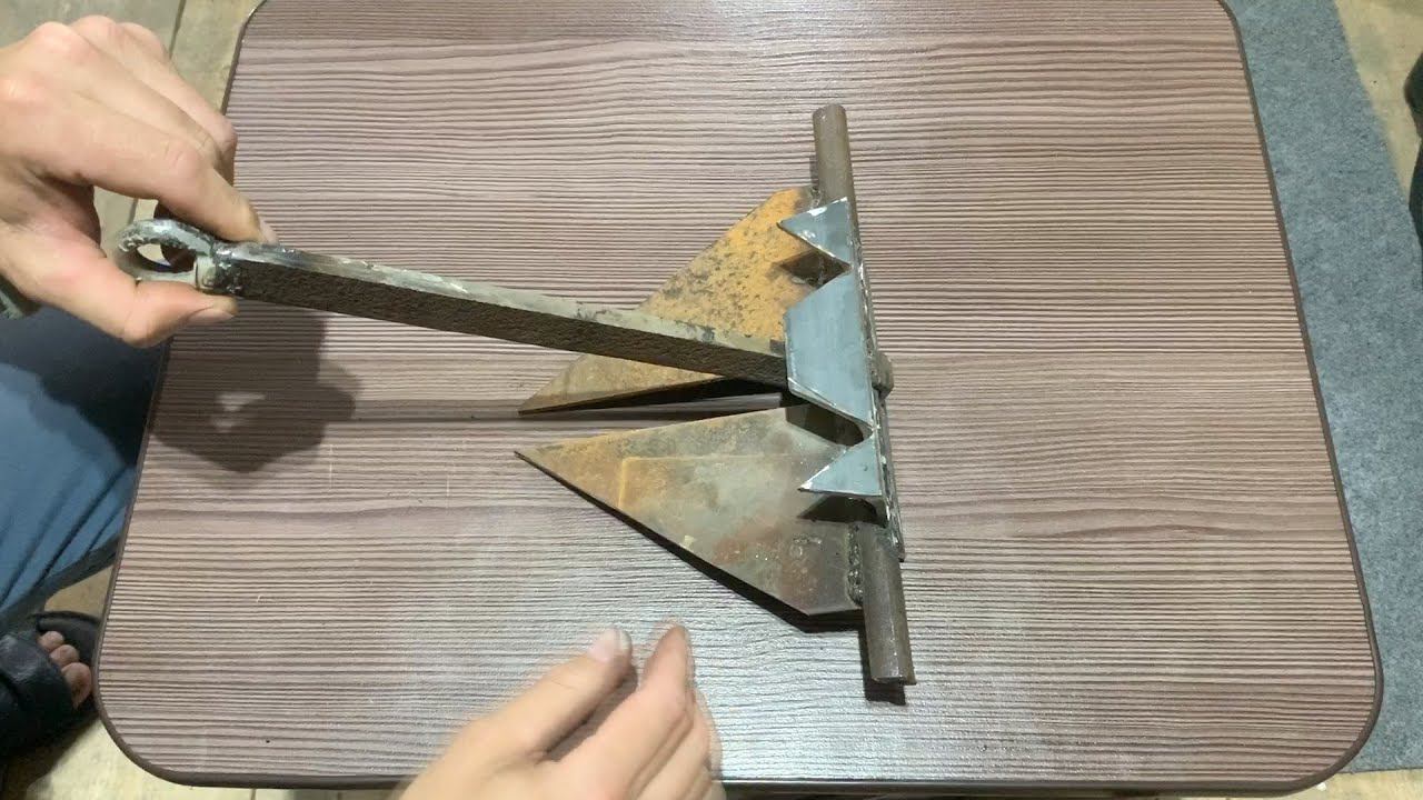 Как сделать якорь для лодки ПВХ