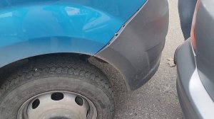 Первое ДТП газели. Пробег 31009 км.