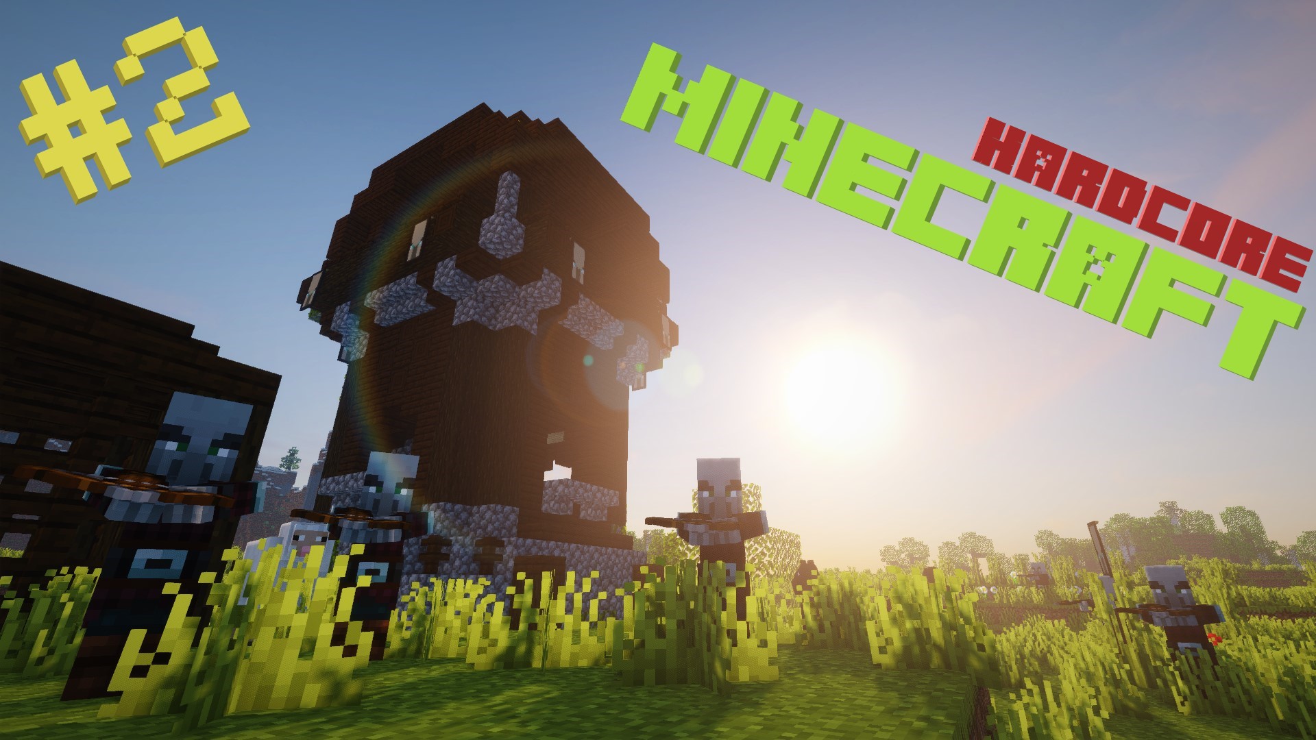 Minecraft Выжить Вдвоём 2 Серия | Приватизация деревни | Хардкорное выживание