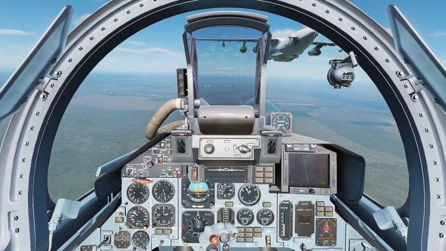 Су-33 Тренировка подхода к заправщику