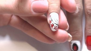 Красная Птичка Самый Крутой Зимний Дизайн Ногтей | The Coolest Winter Nail Design