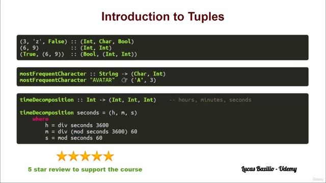 16 - Introduction to Tuples