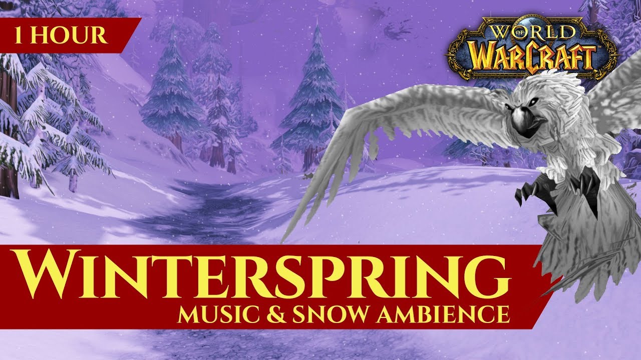 Vanilla Winterspring - Music & Snow Ambience (1 hour, 4K, World of Warcraft Classic)