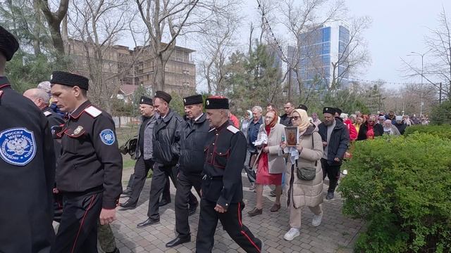 Анапа в апреле Пасха. Крестный ход. 16.04.23